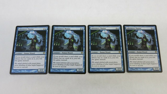 4x LABORATORY MANIAC INNISTRAD INS PLAYSET MAGIC THE GATHERING MTG ...