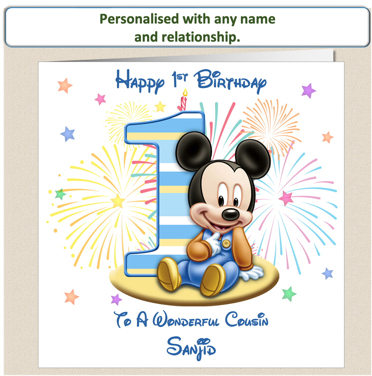 Mickey Mouse Birthday Wallpaper