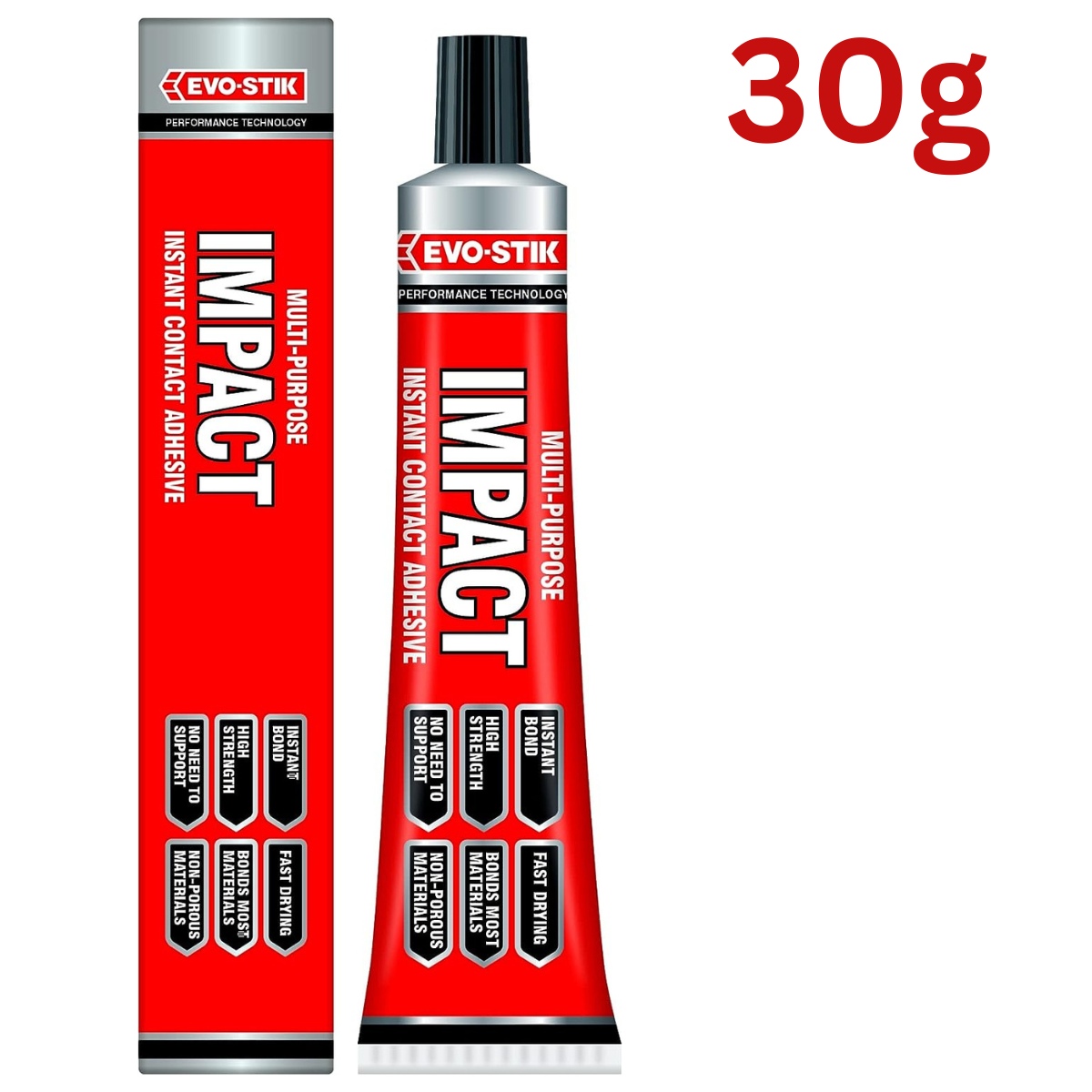 Evo Stik Instant Contact Adhesive 250ml-500ml Tin Tube Glue Strong High ...