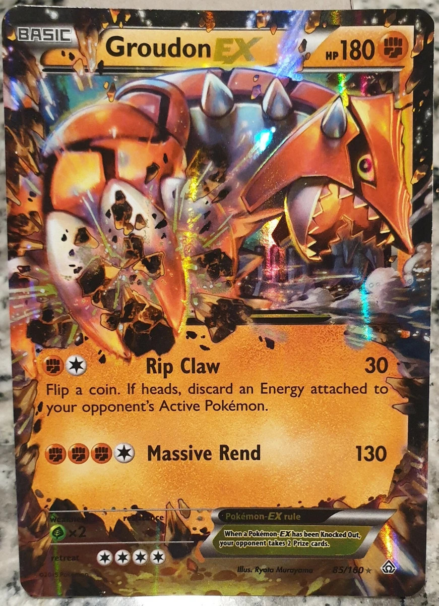 Groudon Pokemon Card Ex