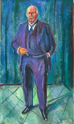 Dream-art Oil painting Otto-Blehr-Edvard-Munch-oil-painting old man ...