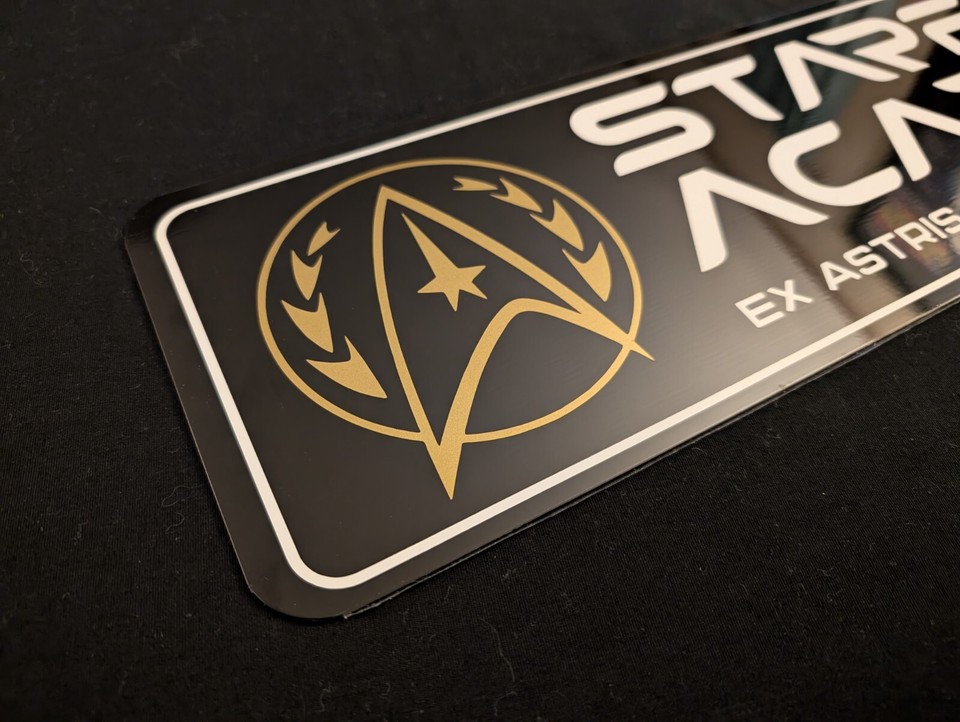 Starfleet Academy Star Trek Metal Aluminum Sign Mancave | eBay