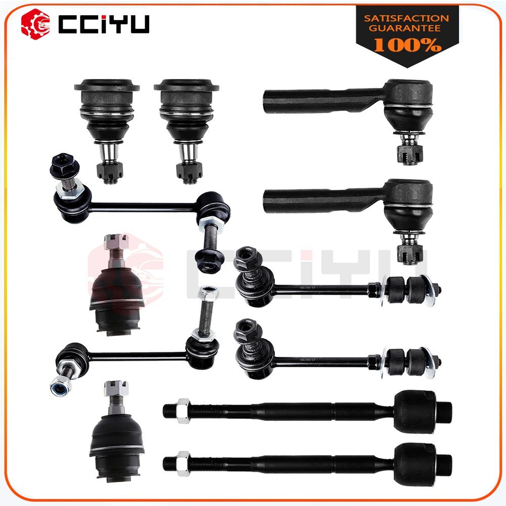 Suspension 12x Fits GX470 4RUNNER Sway Bars Upper Lower Ball Joints Tie ...