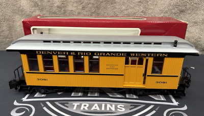 LGB 3081 D&RGW Denver & Rio Grande Western Passenger Combine Car G ...