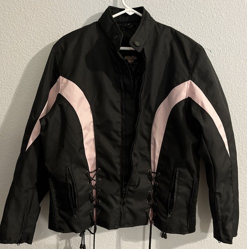 Vance Leather Womens XL Motorcycle Riding Jacket w/ Removable Quilted ...
