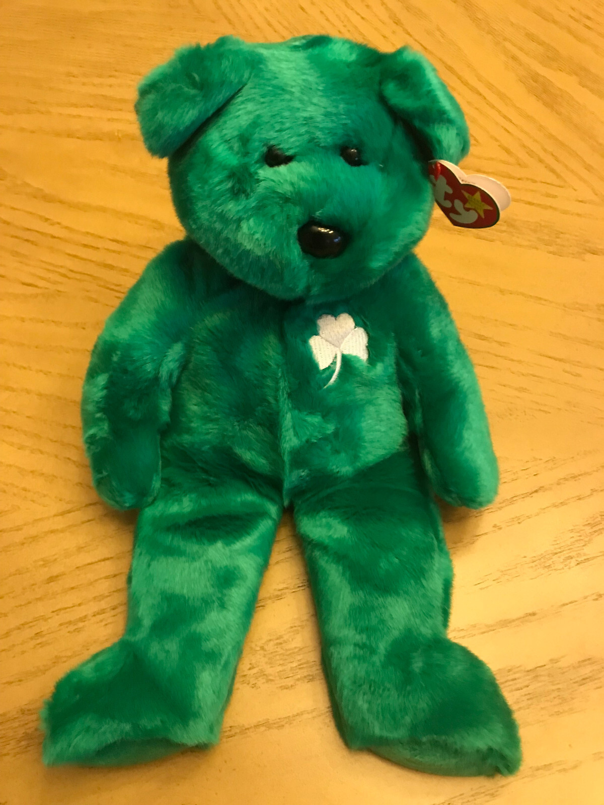 Ty Beanie Buddy Erin Bear 13" Plush Toy Retired NEW From My Personal ...