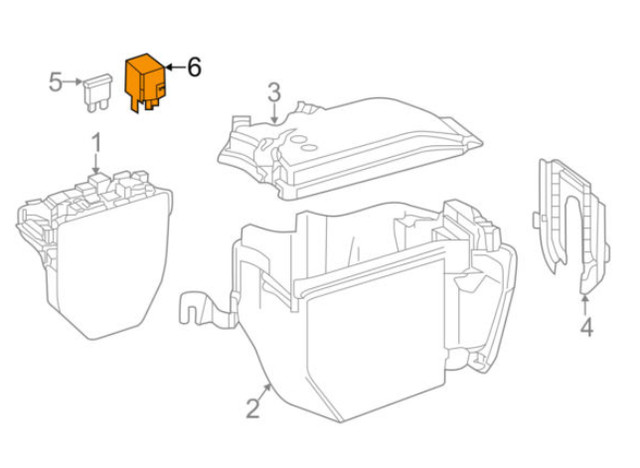 MB SL R129 Fuel Pump Relay A0009828023 3.0 Petrol OEM for sale online ...