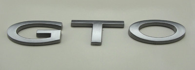 2004-2005-2006 Pontiac GTO Rear Trunk Lid Bumper Emblem Letters ...