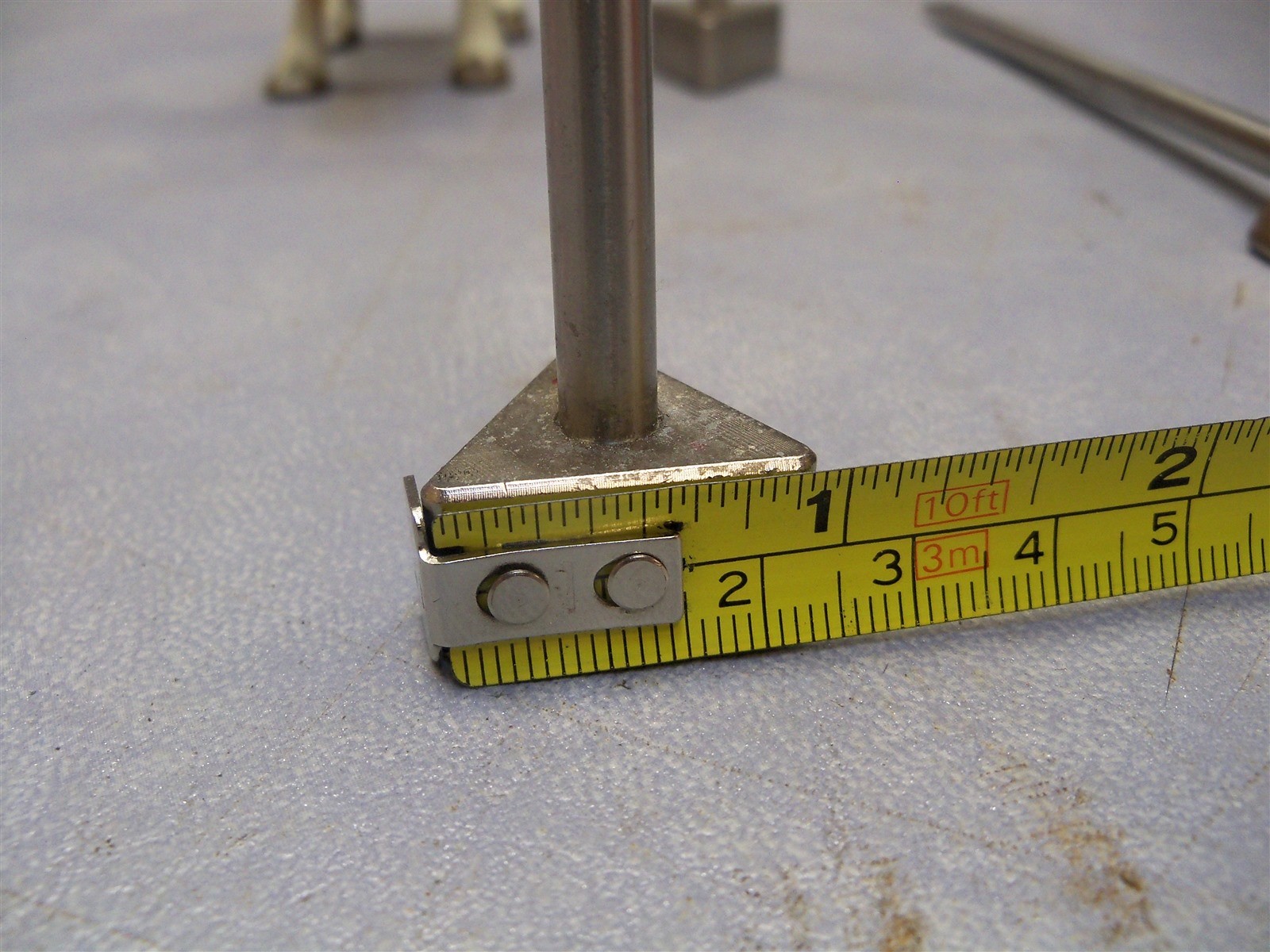 MPM Magnetic Board Support Tooling Pin 6-1/4" x 1" Triangle Lot of 5 | eBay