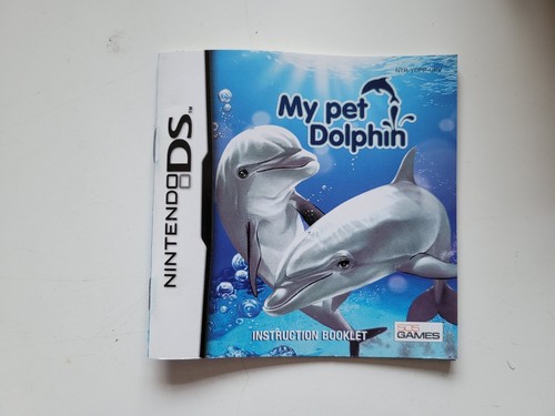 Nintendo ds booklet instructions manual my pet dolphin | eBay