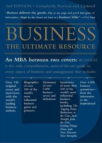 Business: The Ultimate Resource - hardcover, Basic Books, 9780465008308 ...