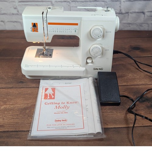 Baby Lock Molly BL30A Sewing Machine Portable Electric with Foot Pedal ...