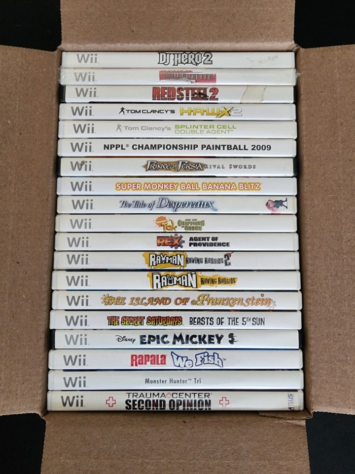 Wii Games Lot 19 Games *Tested & Working* Nintendo Wii Retro Game Lot ...