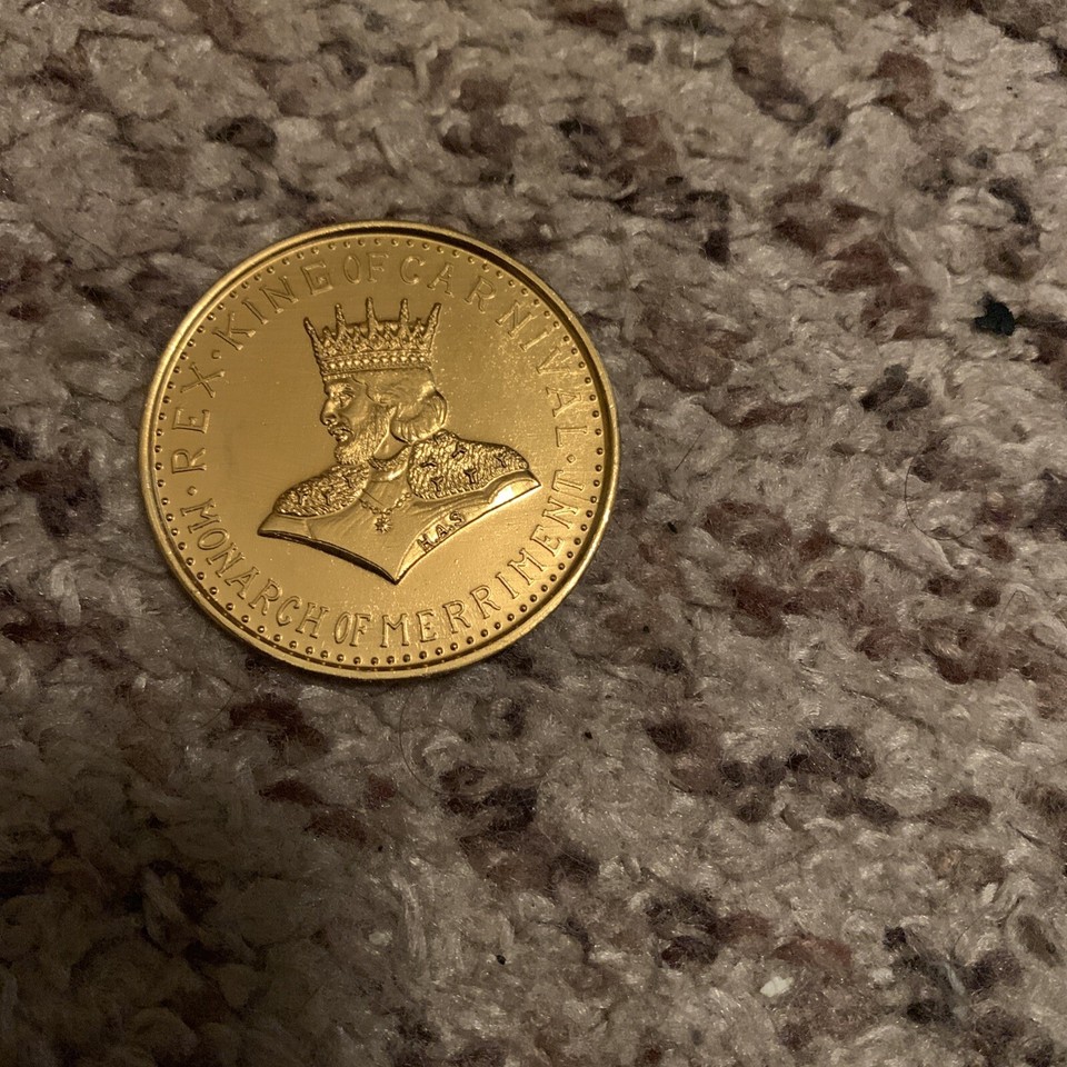 REX Alice In Wonder Land 1966 new orleans mardi gras doubloon alum | eBay