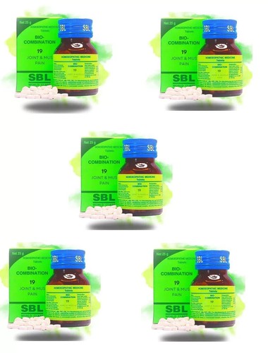 🌿 SBL Bio-Combination 19 Tablet for Joint & Muscle Pain | Pack of 5 ...