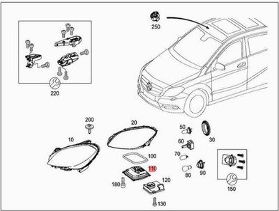 Genuine MERCEDES BBDC W242 C204 Control unit complete 2189009103 | eBay