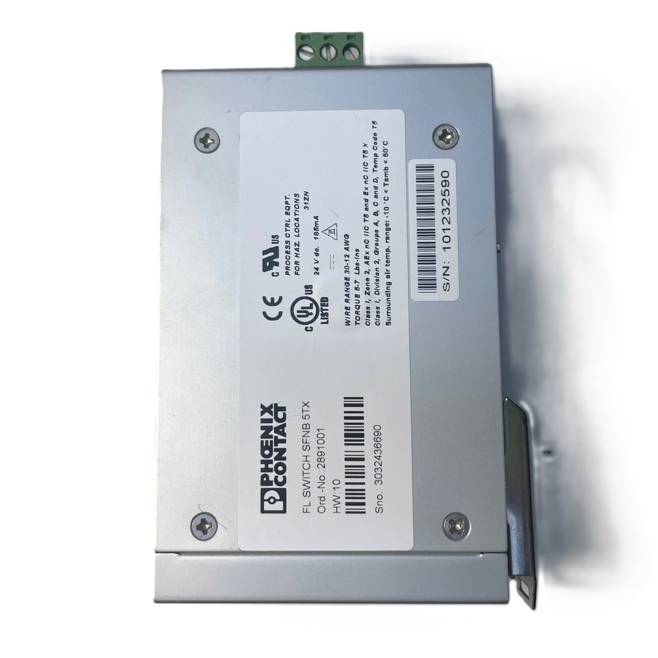 Phoenix Contact FL Switch SFNB 5TX Industrial Ethernet Switch - 2891001 ...