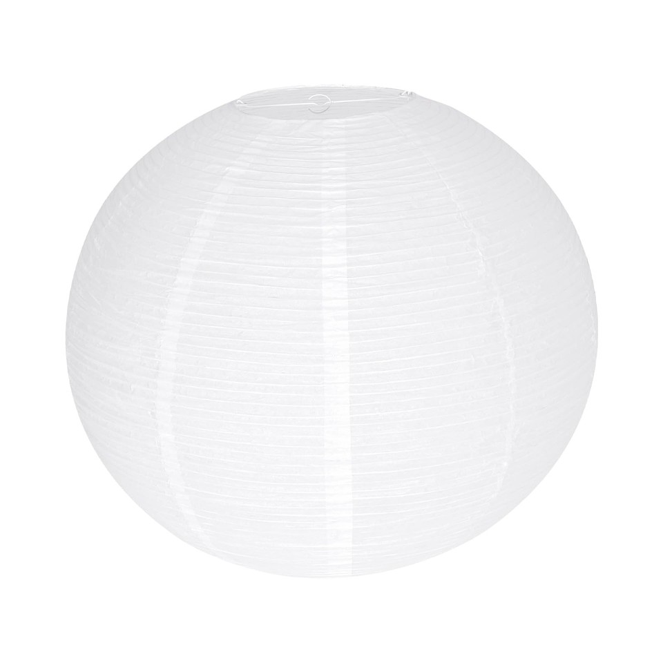 White Paper Lamp Shade, 20''x20'' Large Chinses Paper Lantern Pendant ...