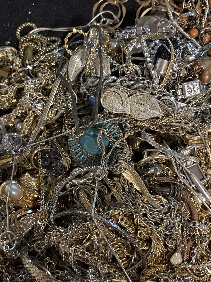 4 Pounds Tangled Jewelry Chains | eBay