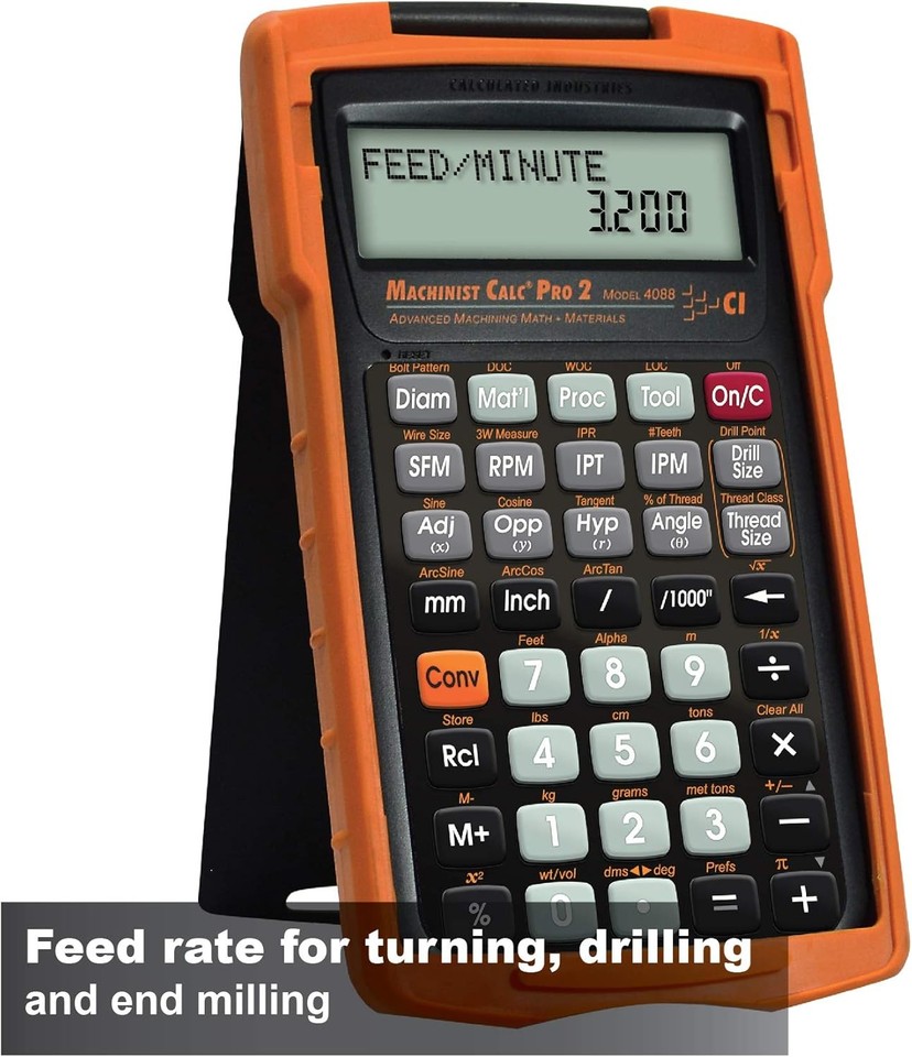 Calculated Industries 4088 Machinist Calc Pro 2 Advanced Machining ...