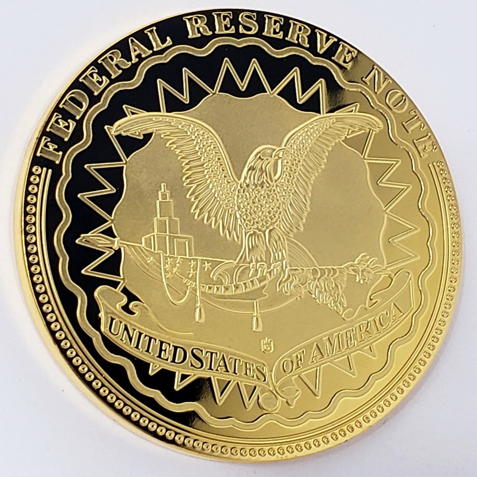 2010 Benjamin Franklin $100 Banknote USA Commemorative Proof 2" Coin ...