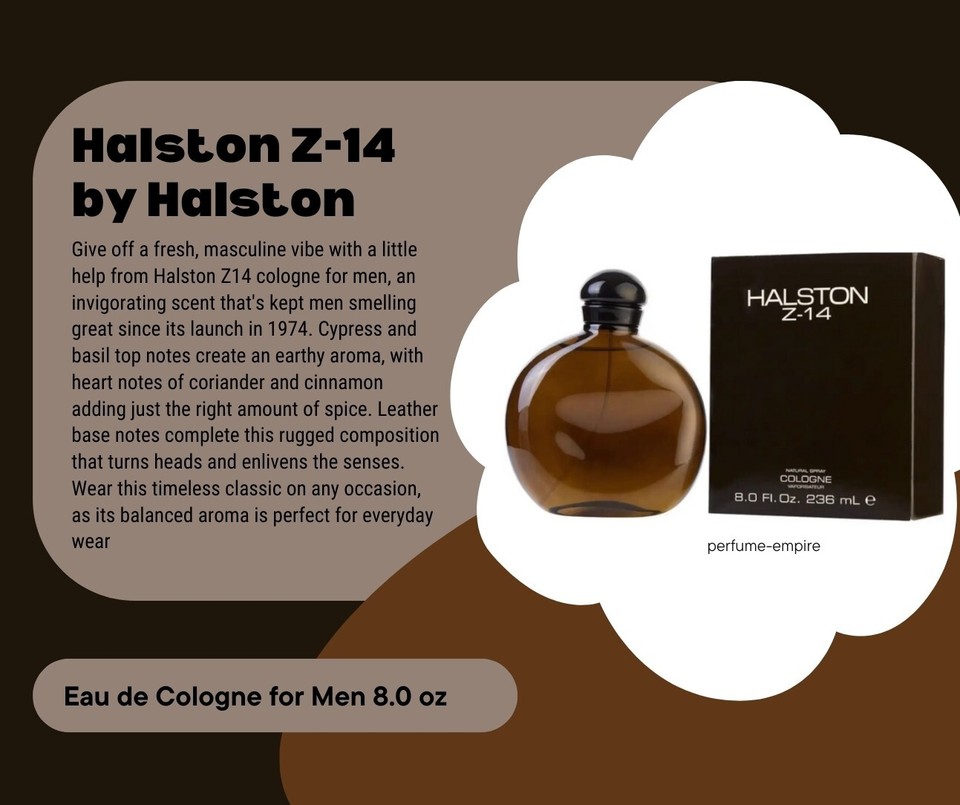 Halston Z-14 by Halston cologne for men EDC 8.0 oz New in Box ...