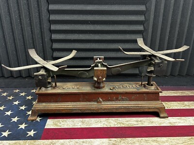 Vintage Force 2 Kilog Cast Iron Scale LOOK! | eBay