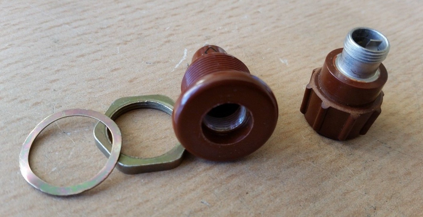 Lot of 3 pcs Vintage Panel Mount Fuse Holder Military 7x30mm 6x30mm 6 ...