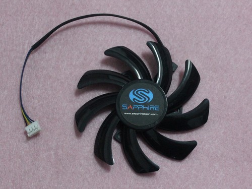 85mm Sapphire AMD Radeon R9 270X 280 280X Single Fan Replacement 39mm ...