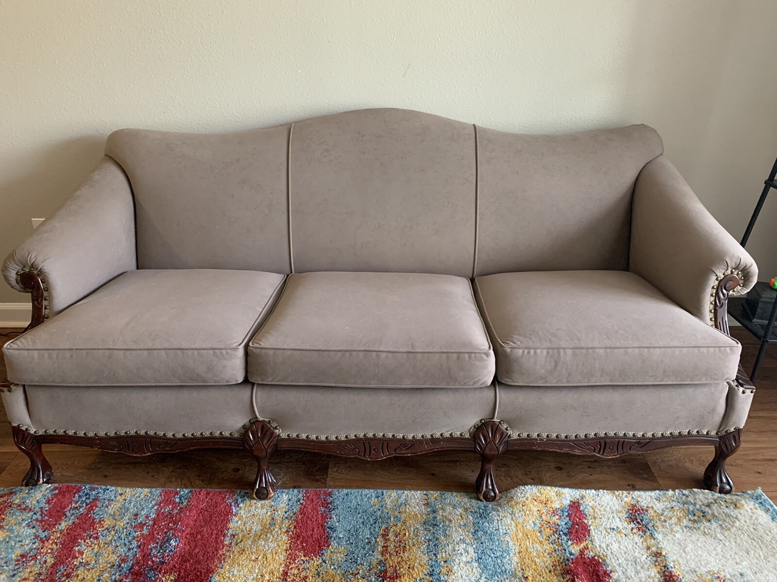 Camel Back Sofa