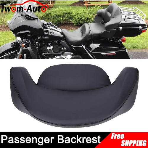 Black Chopped King Pack Backrest Pad For Harley Touring Tour Pak Pack ...