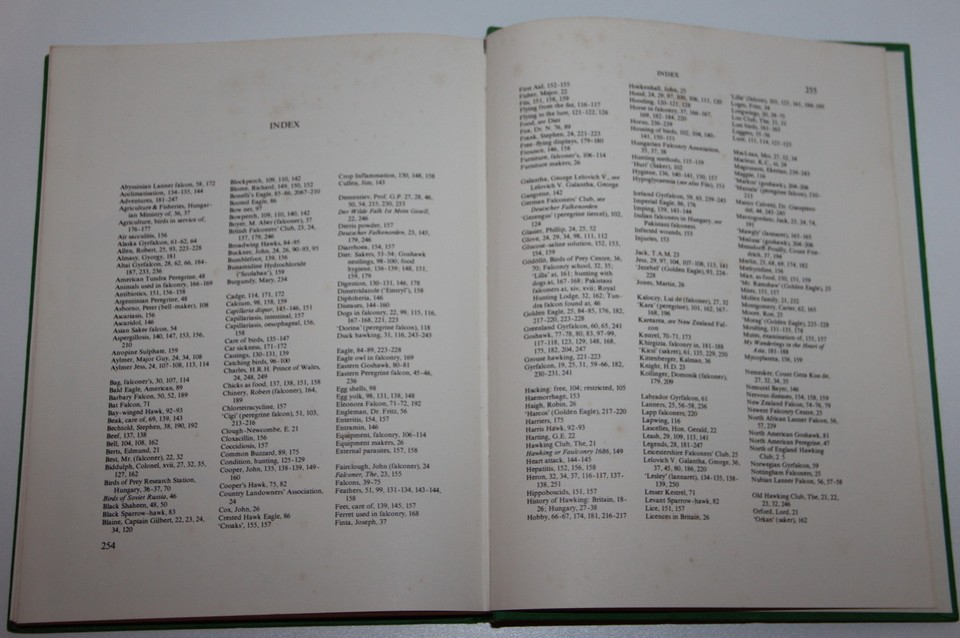 All My Life With Hunting Birds by Lorant De Bastyai 1982 Signed First ...