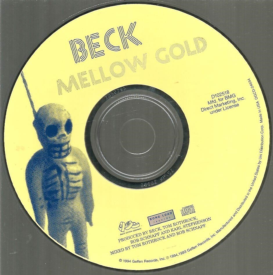 Beck - Mellow Gold CD 1994 DGCD-24634 Alternative Rock Geffen/Bong Load ...