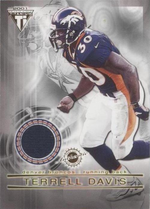 2001 Pacific Private Stock Titanium - Dual Game-Worn Jerseys Terrell ...