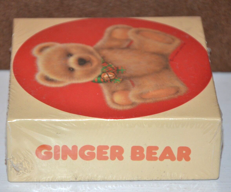 Teddy Ginger Bear Christmas Vtg. Springbok Mini Jigsaw Puzzle 60+ Pcs 7 ...