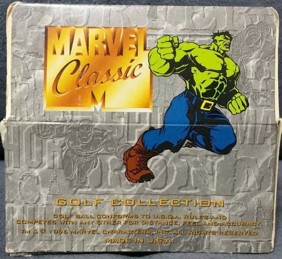 Vintage 1996 Marvel Comic Classic Club de Golf Spiderman & Hulk 2PK ...