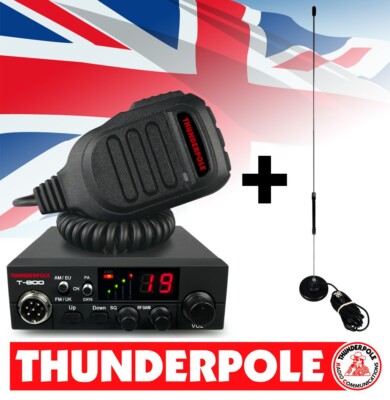 CB Radio Kit | Thunderpole T-800 + Apollo Mag Kit | 12v AM/FM CB ...