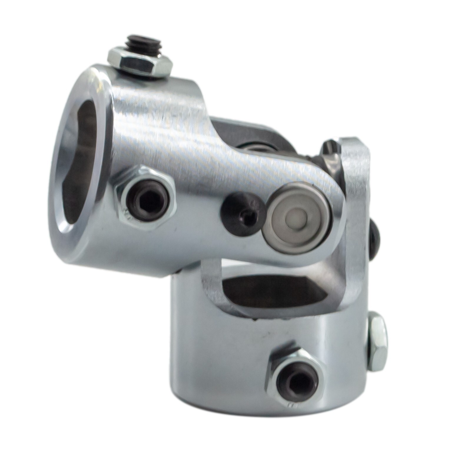 New 1" DD x 1" DD Steering U Joint Universal Shaft Coupler Chrome 1dd ...