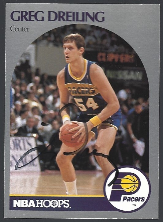 1990-91 NBA Hoops #132 Greg Dreiling IP autograph signed card | eBay