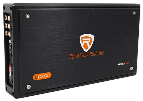 Rockville RXD-F30 Micro Car/ATV Amplifier 2400w Peak 4 Channel 4x150W ...