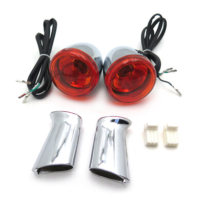 Chrome Rear Turn Signal Indicator For 1992-2016 Harley Sportster XL 883 ...