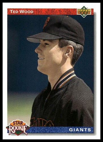 1992 Upper Deck #12 Ted Wood Star Rookie | eBay