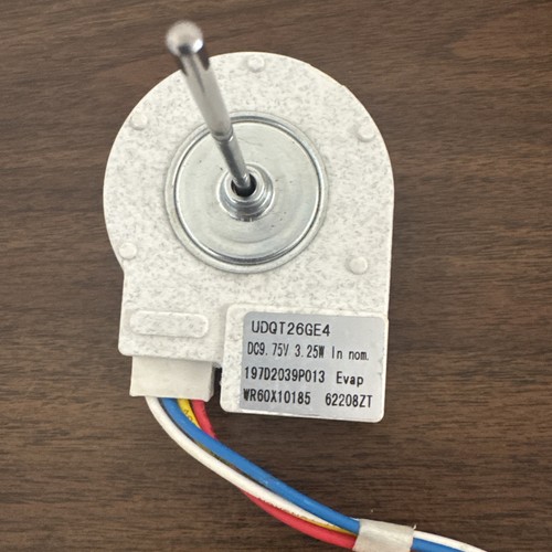 WR60X10185 Evaporator Fan Motor for General Electric Refrigerator | eBay