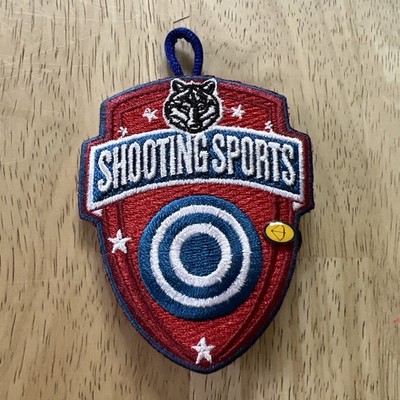 BSA Cub Scout Shooting Sports Awards program Wolf Patch And Pin | eBay