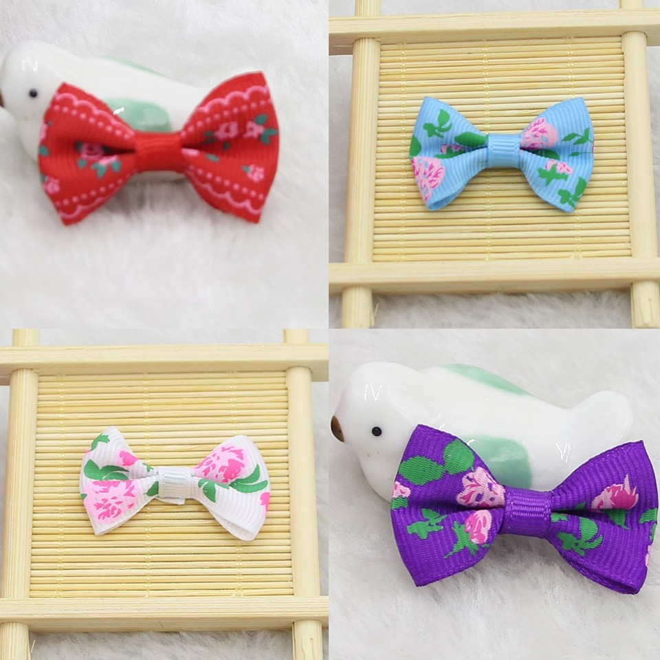 60 PCS Small Craft Bows Handmade Decorative Ribbon for Decorating ...