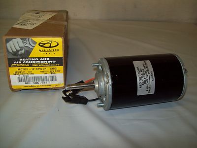 ALLIANCE BLOWER MOTOR 12 VOLT Thomas Transit Bus TRAIL WAYS INT ...