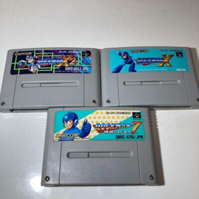 SFC Mega Man Seriese Rock manX X2 7 Nintendo Super Famicom | eBay