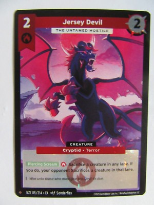 Jersey Devil 115/214 Reverse Holo RH Rare MZ1 Metazoo Card 2025 | eBay