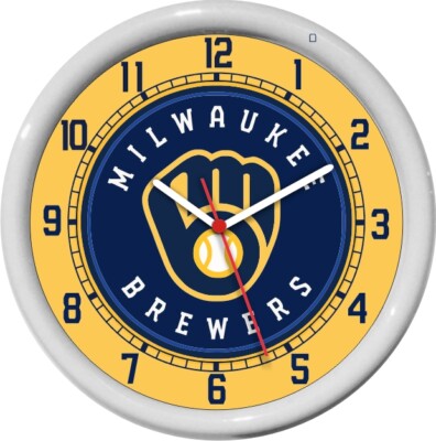 Milwaukee Brewers MLB Wall Clock | eBay