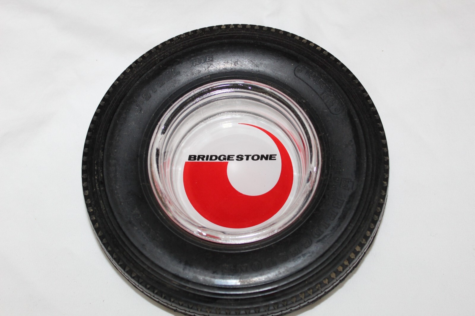 Vintage Bridgestone Radial V-Steel Rib Tire Ashtray 10.00R20 V-Steel | eBay